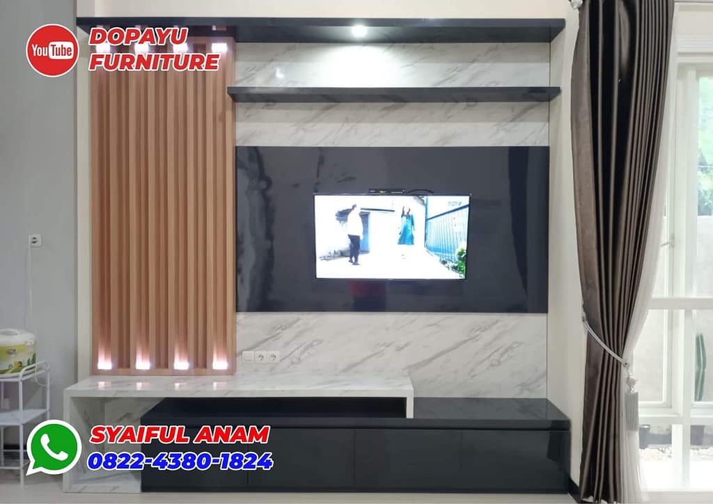 Harga Backdrop TV Per Meter HPL 2023 Jasa Pembuatan Furniture Harga Backdrop TV Per Meter HPL 2023 Jasa Pembuatan Furniture